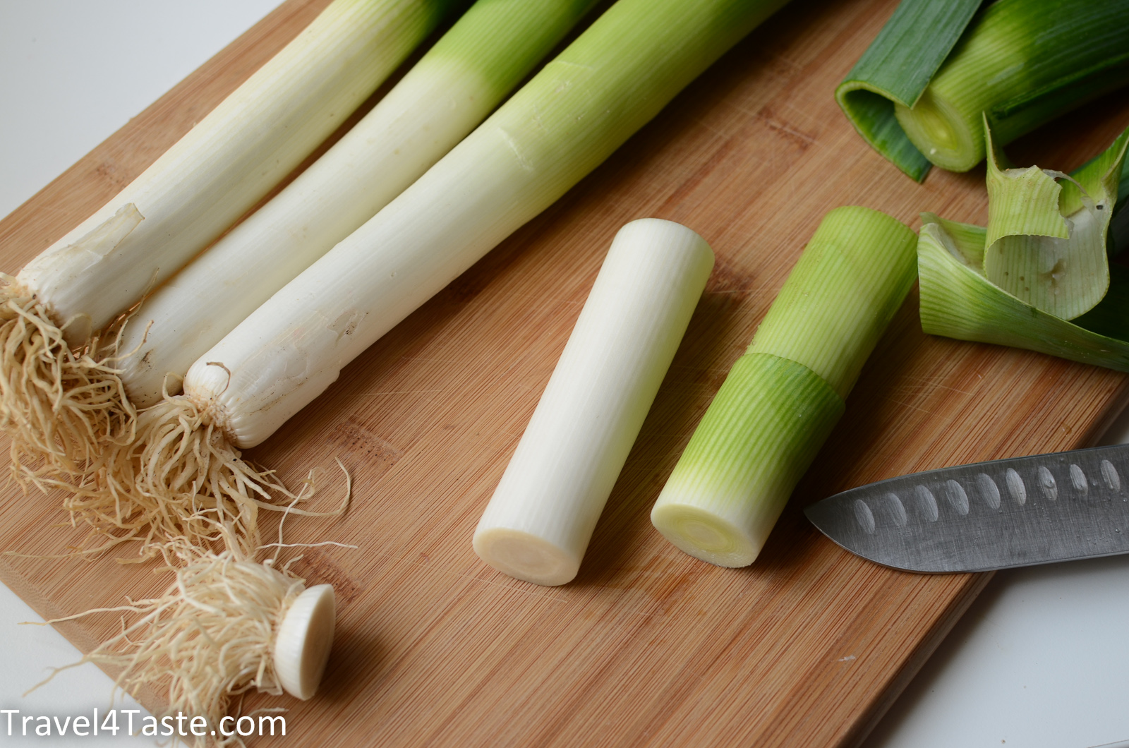 Leek & Ham Rolls with Cheesy Sauce | Travel For Taste